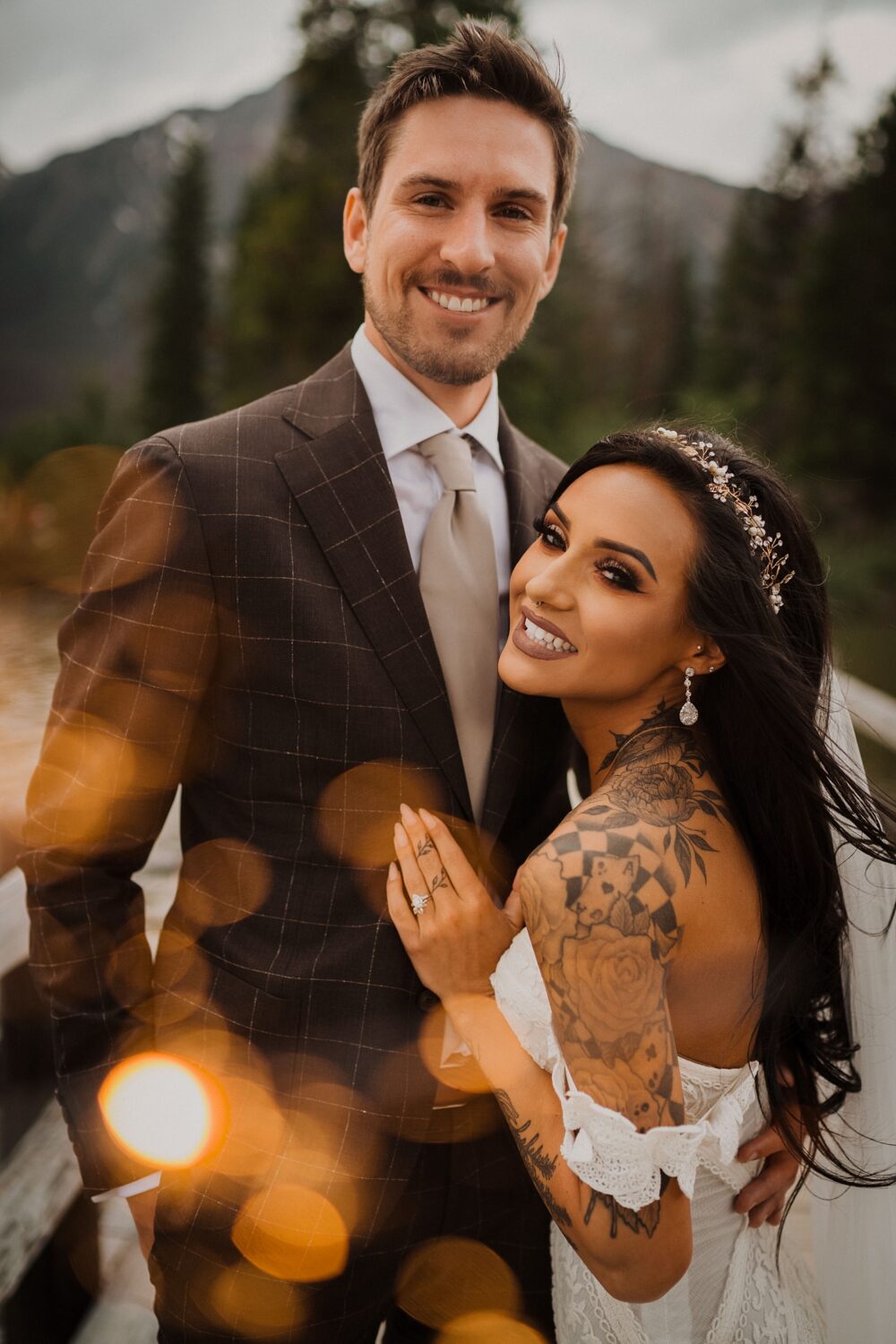 Jasper Elopement Photographer | Jorianne & Chris & Zeppelin