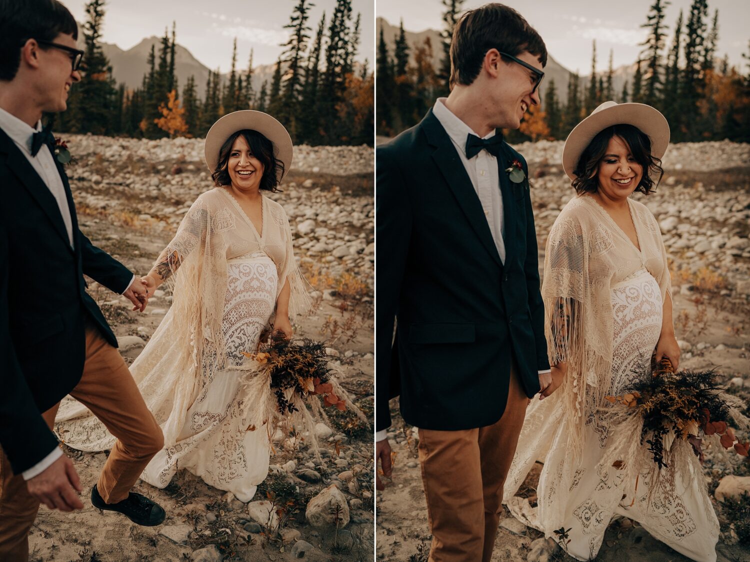 Jasper Elopement Photographer | Cass & Kenny